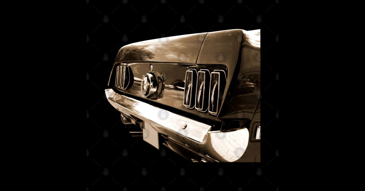 Classic Car Mustang - Mustang - Sticker | TeePublic
