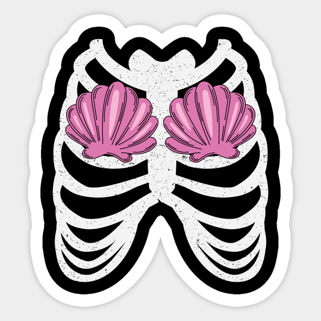 Cute Pregnant Mermaid baby Skeleton Halloween - Mermaid Baby Skeleton ...