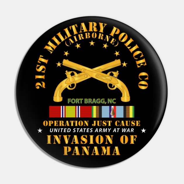21st Military Police Co - Airborne - FBNC w Svc Ribbons - 21st Military ...