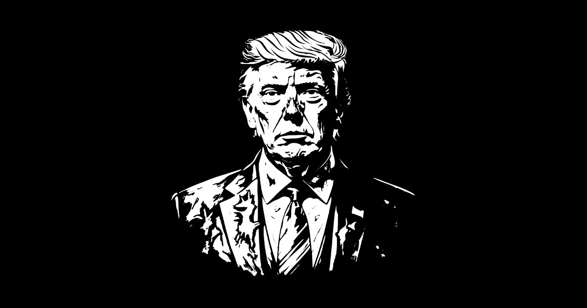 Donald trump face - Donald Trump - Sticker | TeePublic