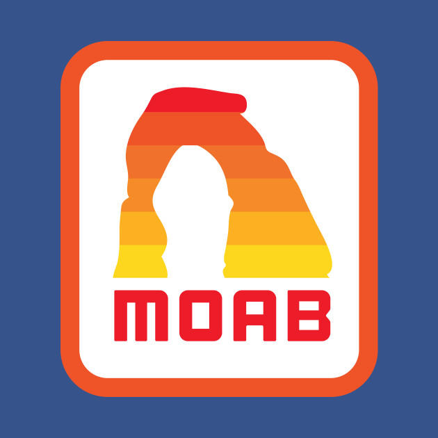 Moab Utah Retro - Moab - T-Shirt | TeePublic