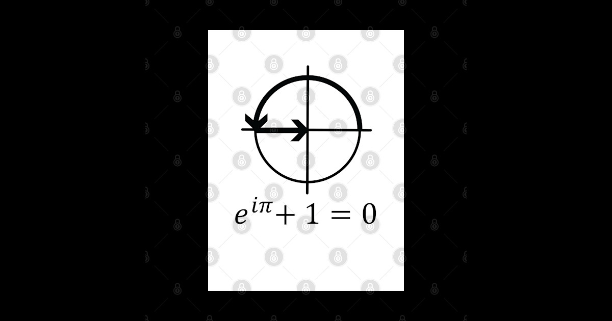 Euler's identity - Science - Sticker | TeePublic