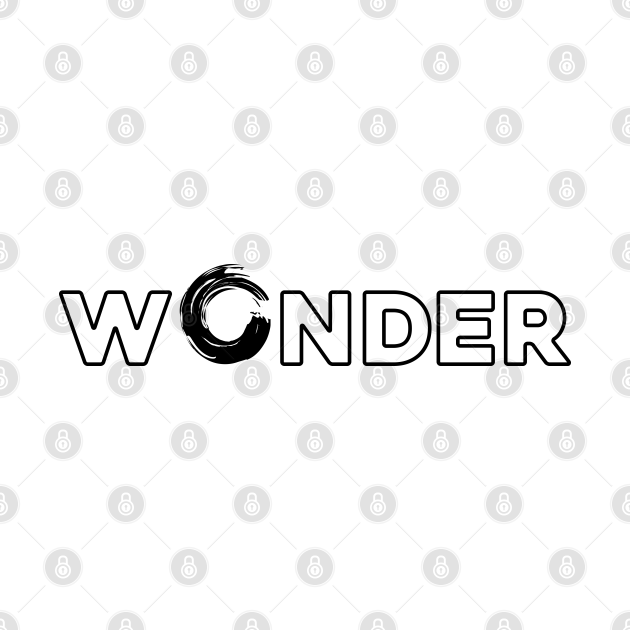 Wonder logo design - Wonder - T-Shirt | TeePublic