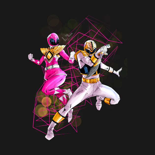 power couple - Power Rangers - T-Shirt | TeePublic
