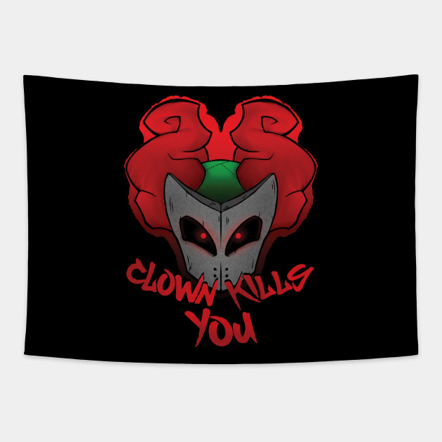 fnf madness combat tricky CLOWN KILLS YOU graffiti - Tricky - Tapestry ...