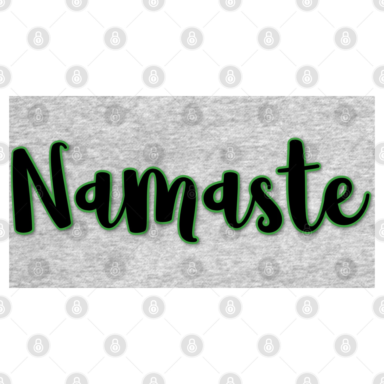 Green Namaste Hindu Yoga Greeting - Green Namaste Cute Yoga - Tank Top ...