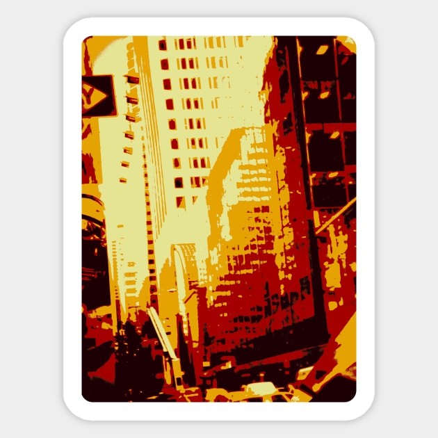 New York City Art Poster - New York - Sticker | TeePublic