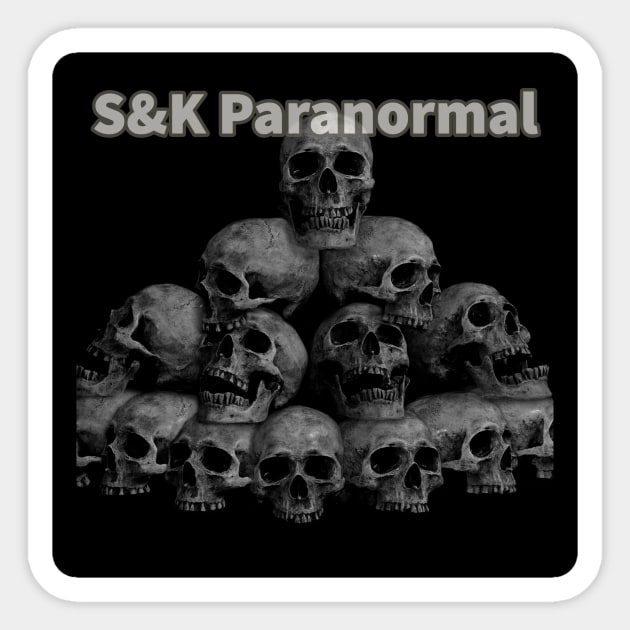 Pile Of Skulls - Sk Paranormal - Sticker | TeePublic