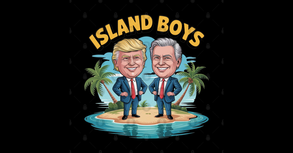 Island Boys Trump Epstein - Island Boys Trump Epstein - Sticker | TeePublic