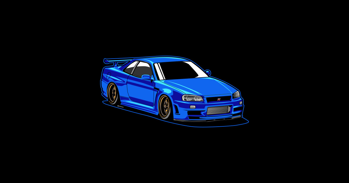 NISSAN skyline r34 gtr godzilla jdm japan paul walker fast and furious ...