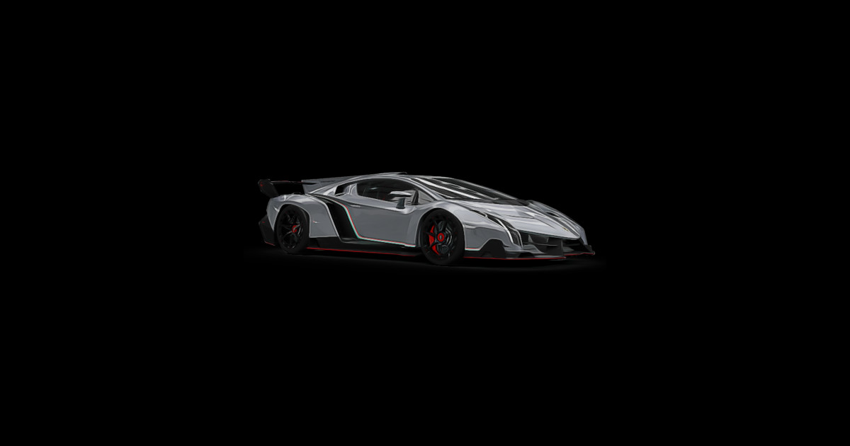 Veneno Cartoon - Car - Sticker | TeePublic
