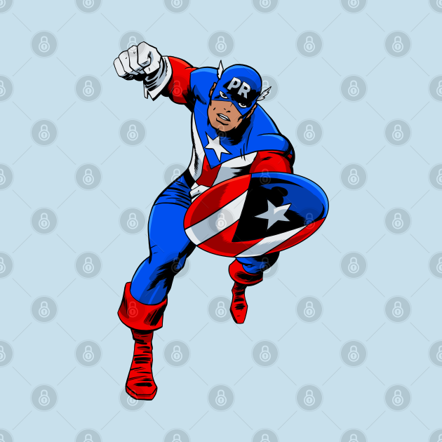 Captain Puerto Rico - Puerto Rico - T-Shirt | TeePublic