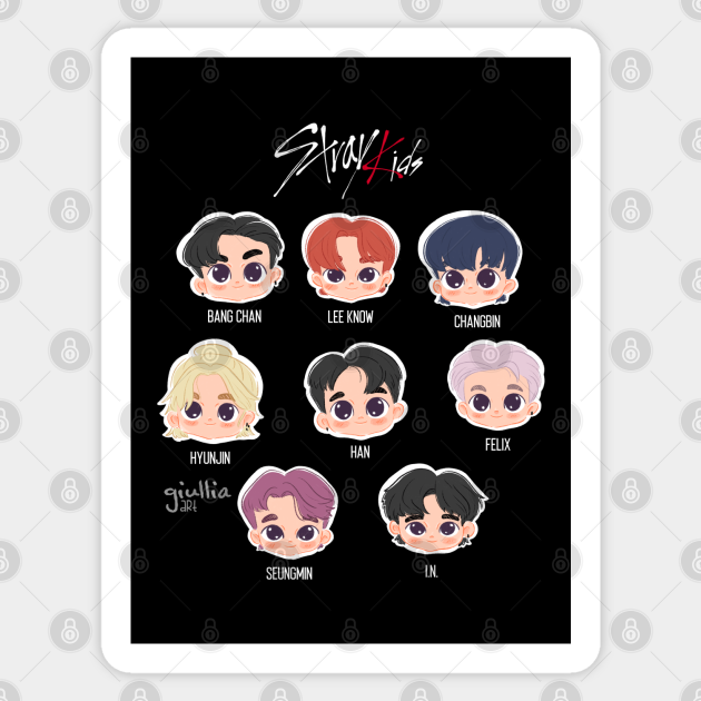SKZ fanart - Kpop - Sticker | TeePublic