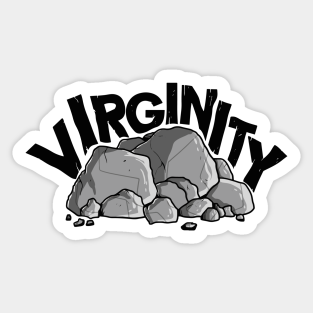 Virginity Rocks Virginity Rocks Stickers for Sale | TeePublic