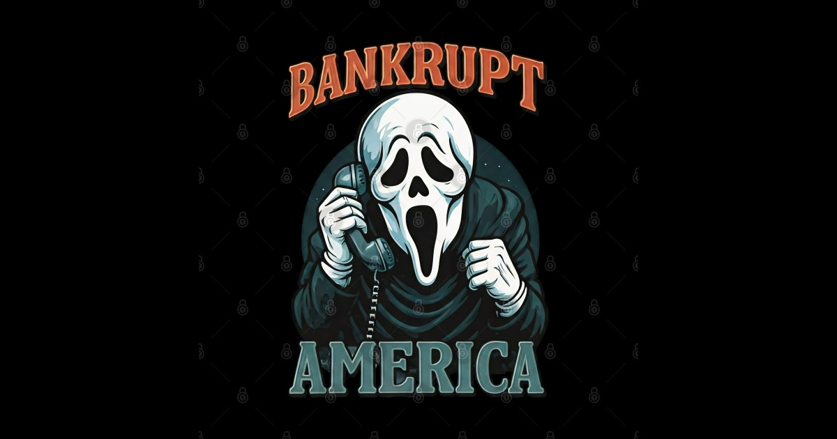 Vintage design - ghostface say bancrupy America - Bankrupt America ...