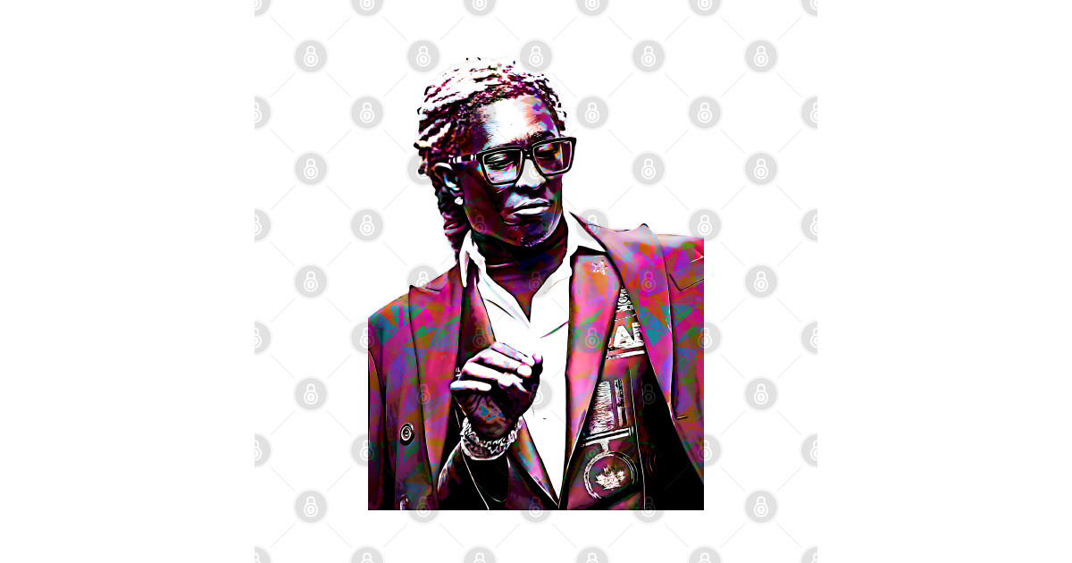 Young Thug Pop Art - Young Thug - T-Shirt | TeePublic