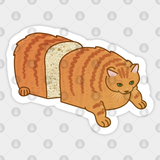 Bread cat meme - Cat - Sticker | TeePublic