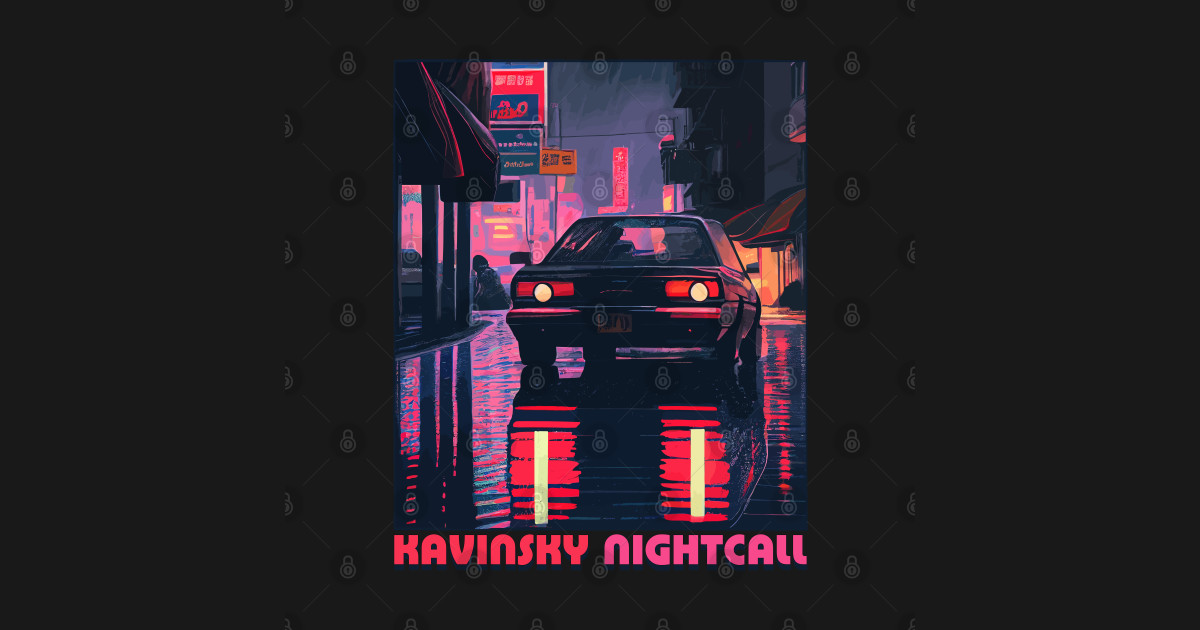 Kavinsky • • • • Retro Style Original Fan Design - Kavinsky - T-Shirt ...