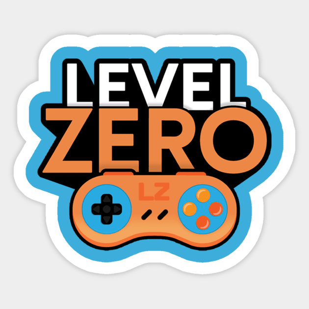 Level Zero Logo - Logo - Sticker | TeePublic