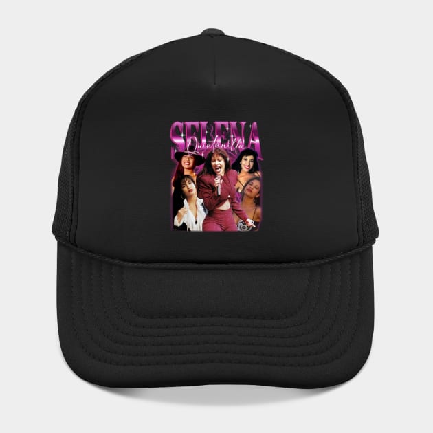 Selena Quintanilla Retro Collage - Selena Quintanilla - Hat | TeePublic