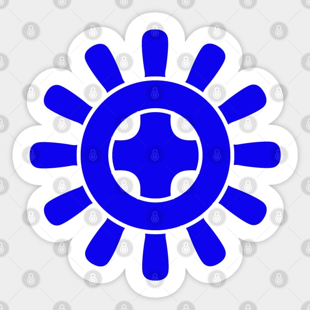 Brick Cog Gear - Stencil - Sticker | TeePublic