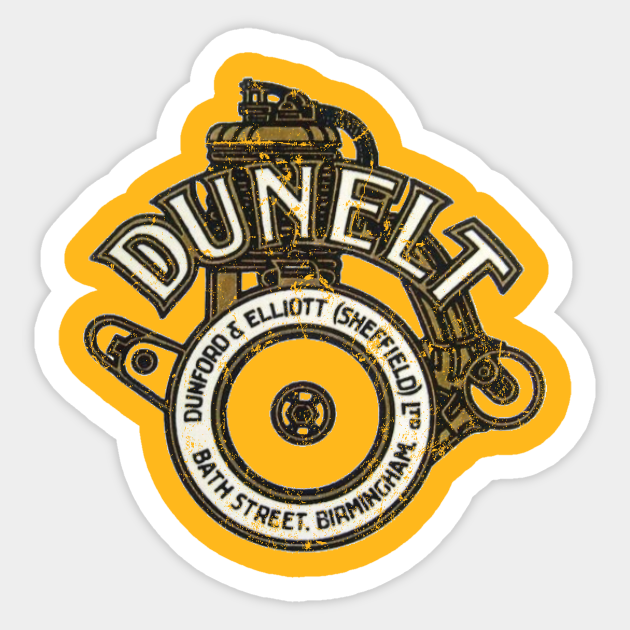 Dunelt Motorcycles - Vintage Cycles - Sticker | TeePublic