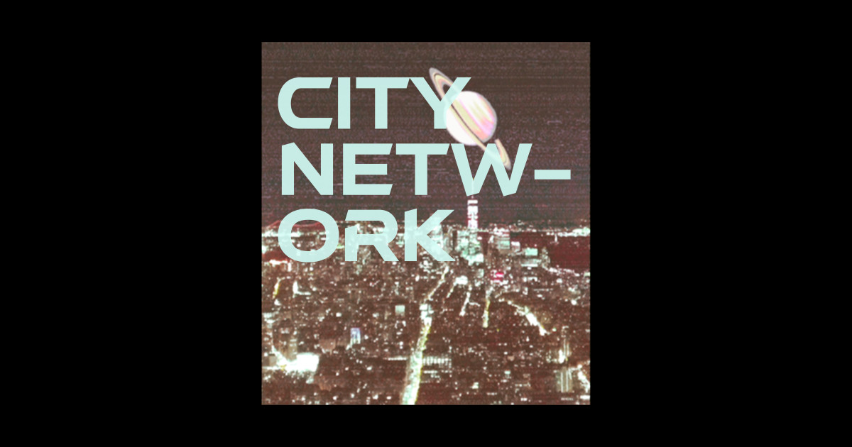 city network logo - Night City - Sticker | TeePublic