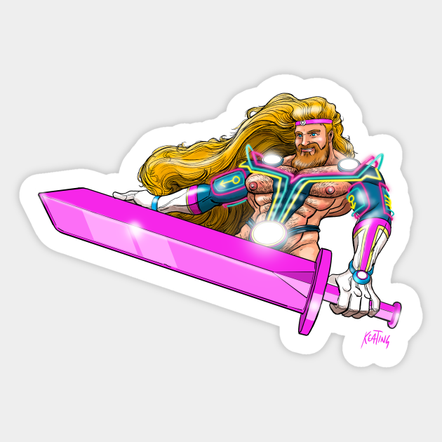 Big Pink Sword - Gay - Sticker | TeePublic