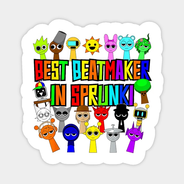 All best Sprunki toys around mr Sun - Sprunki - Magnet | TeePublic