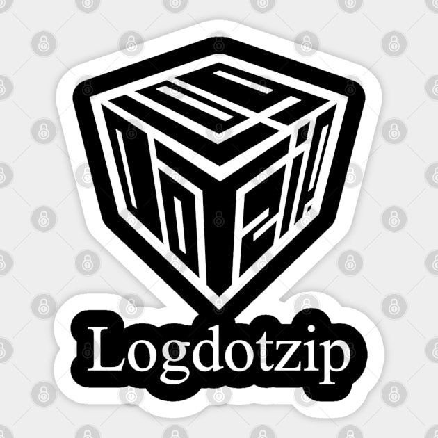 Logdotzip - Logdotzip - Sticker | TeePublic