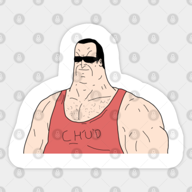 Chud - Wojak Meme - Sticker | TeePublic