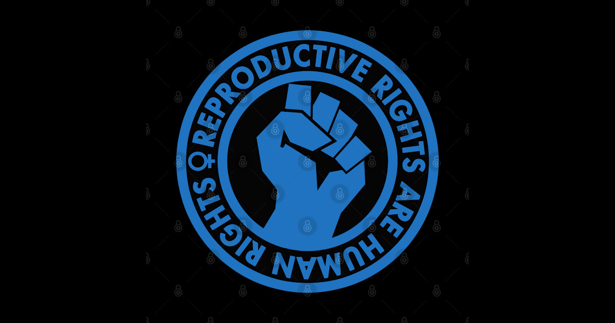 Reproductive Rights are Human Rights - blue Clenched Fist ...