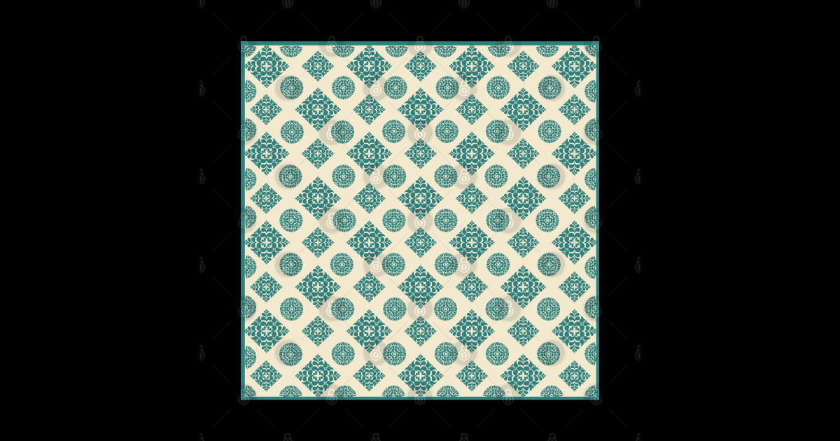 Unique Retro Pattern - Unique Retro Pattern - Sticker | TeePublic