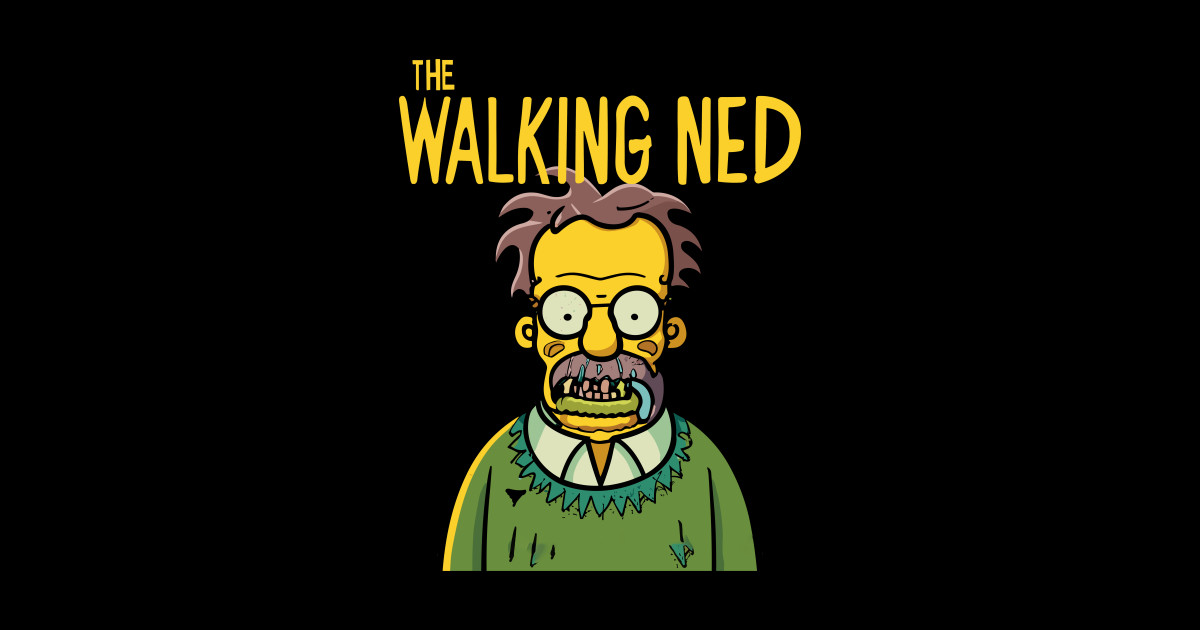 Funny Ned Zombie Cartoon - Hilarious Undead Humor - Ned - Sticker ...