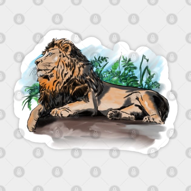 Löwe - Sibosssr - Sticker | TeePublic