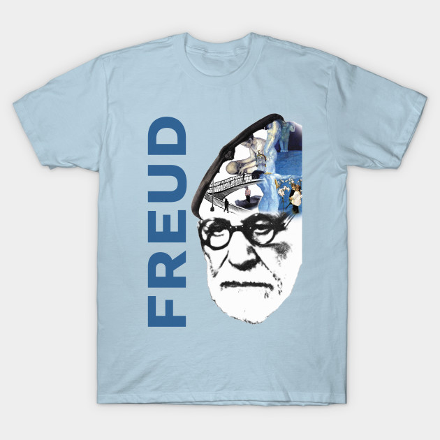 Sigmund Freud Collage Portrait 1 - Freud - T-Shirt Designed & Sold By ...