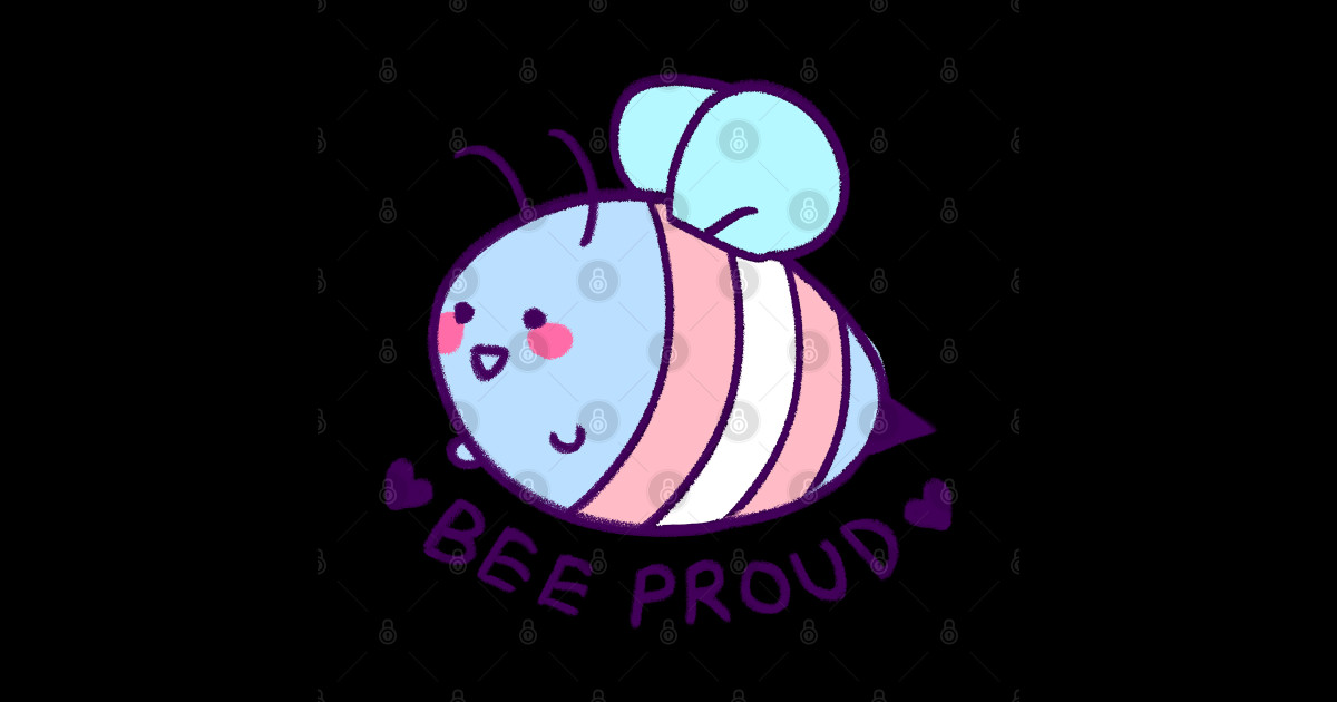 BEE proud: transgender flag - Pride - Posters and Art Prints | TeePublic