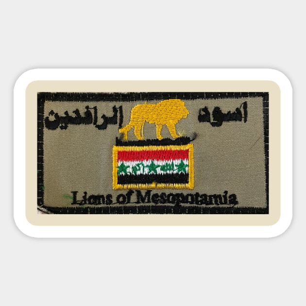 Lions of Mesopotamia Patch - Lions Of Mesopotamia - Sticker | TeePublic