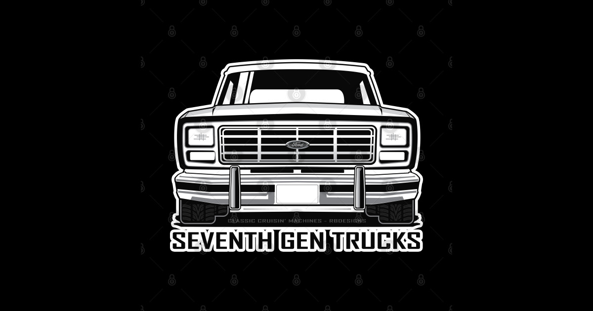 Seventh Gen Truck / Bullnose Grille 1980 - 1986 - Truck - Sticker ...