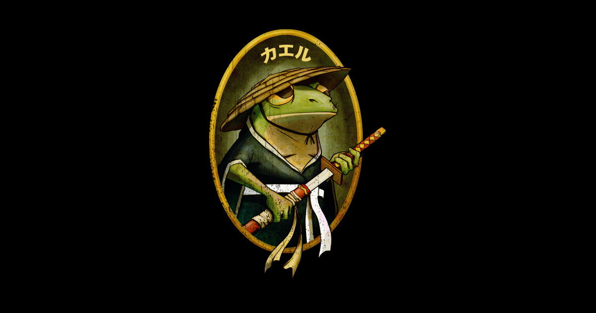 Kaeru - Frog - Sticker | TeePublic
