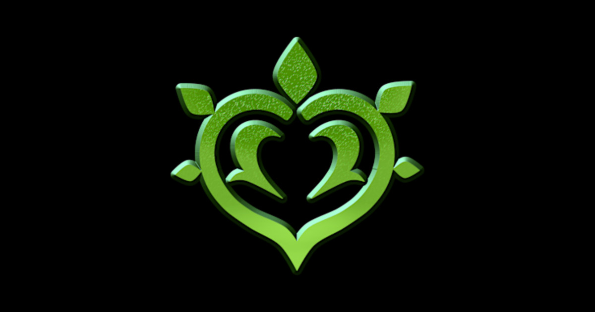 Genshin Impact Dendro Logo - Genshin Impact - Posters and Art Prints ...