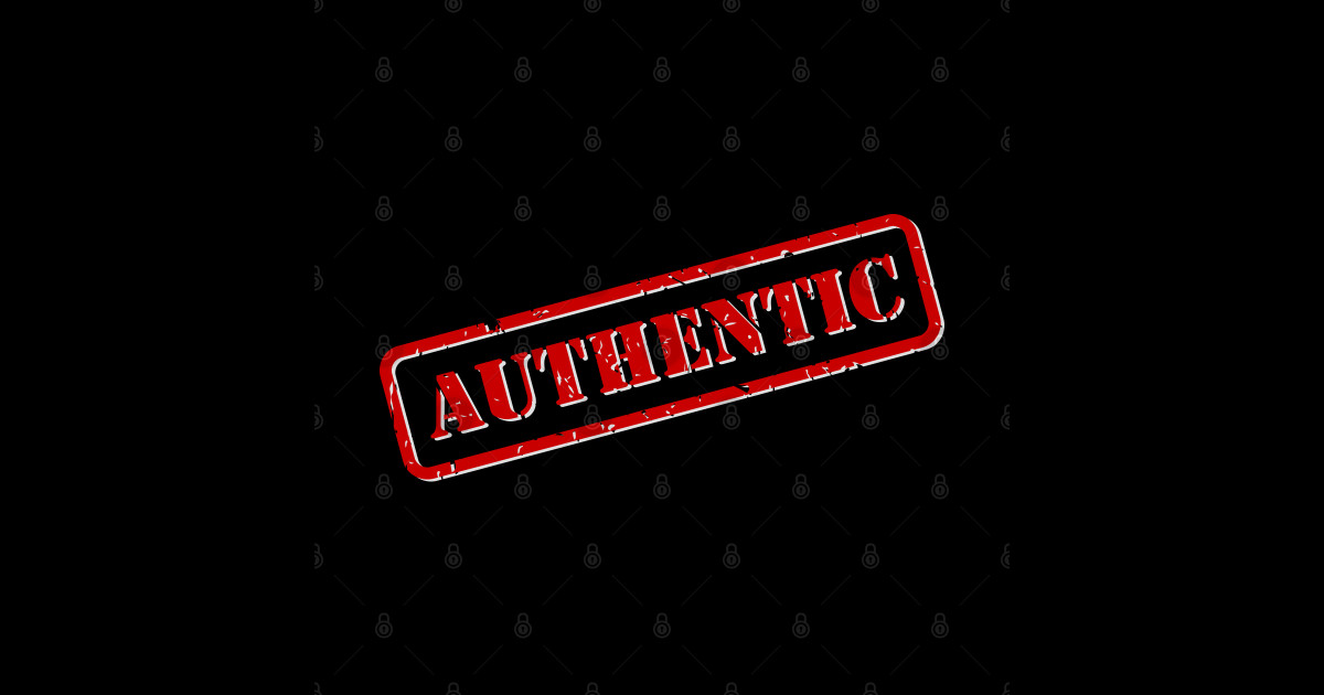 Authentic Stamp - Authentic - Sticker | TeePublic