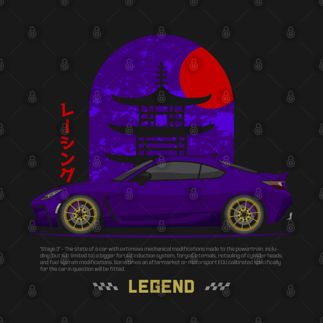 Tuner Purple GR86 JDM - Gr86 - T-Shirt | TeePublic