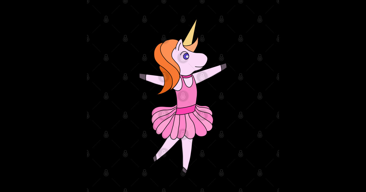 Unicorn ballet dancer - Ballet Dancing - Sticker | TeePublic