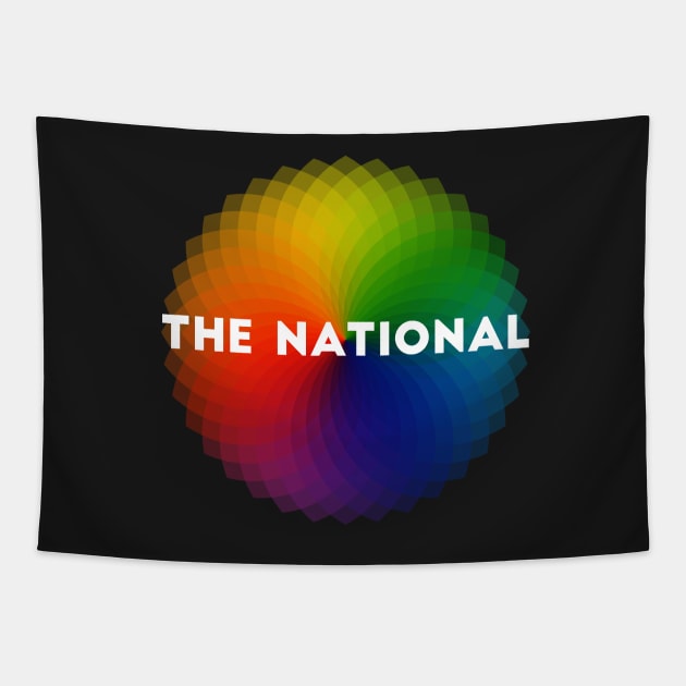 The National Band Logo Colour Wheel - The National - Tapestry | TeePublic