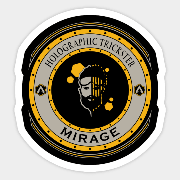 MIRAGE - ELITE EDITION - Apex Legends - Sticker | TeePublic