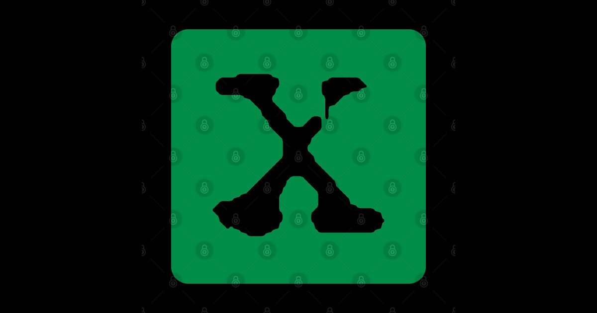 Mathmatics green multiply symbol - Mathmatics - Sticker | TeePublic