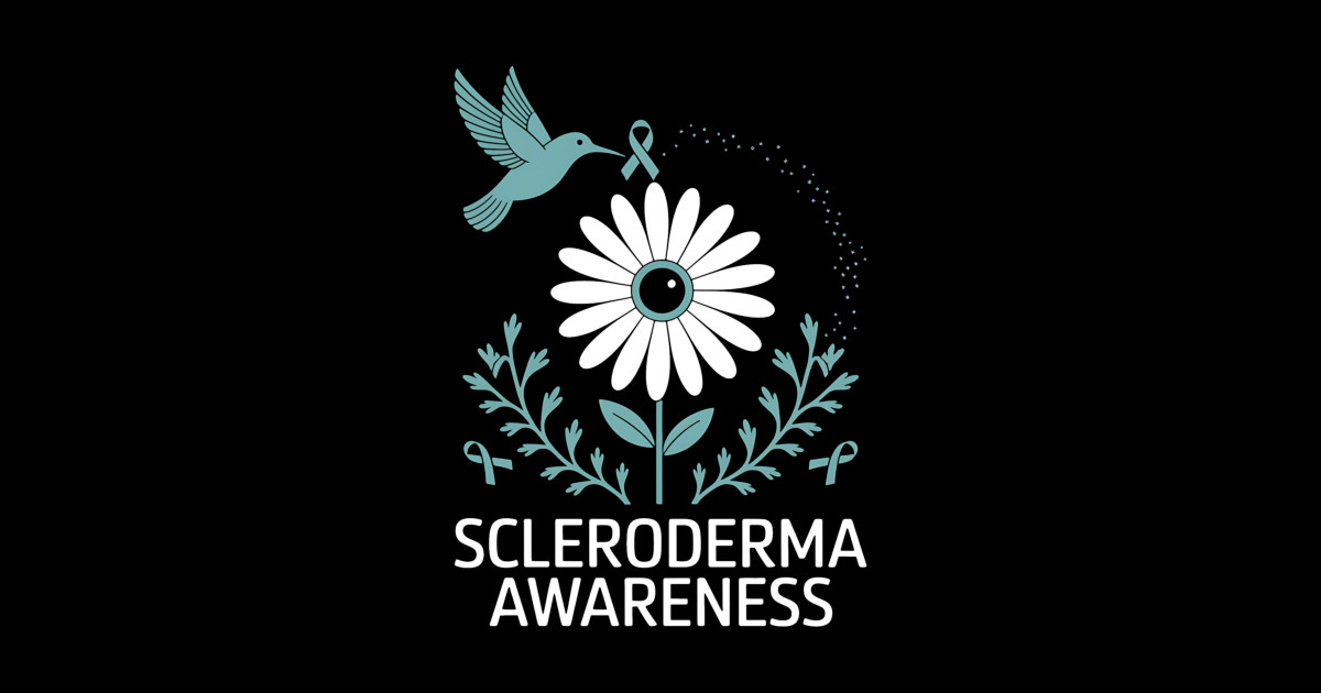 Scleroderma Awareness Sunflower Teal Ribbon Bird June Fight ...