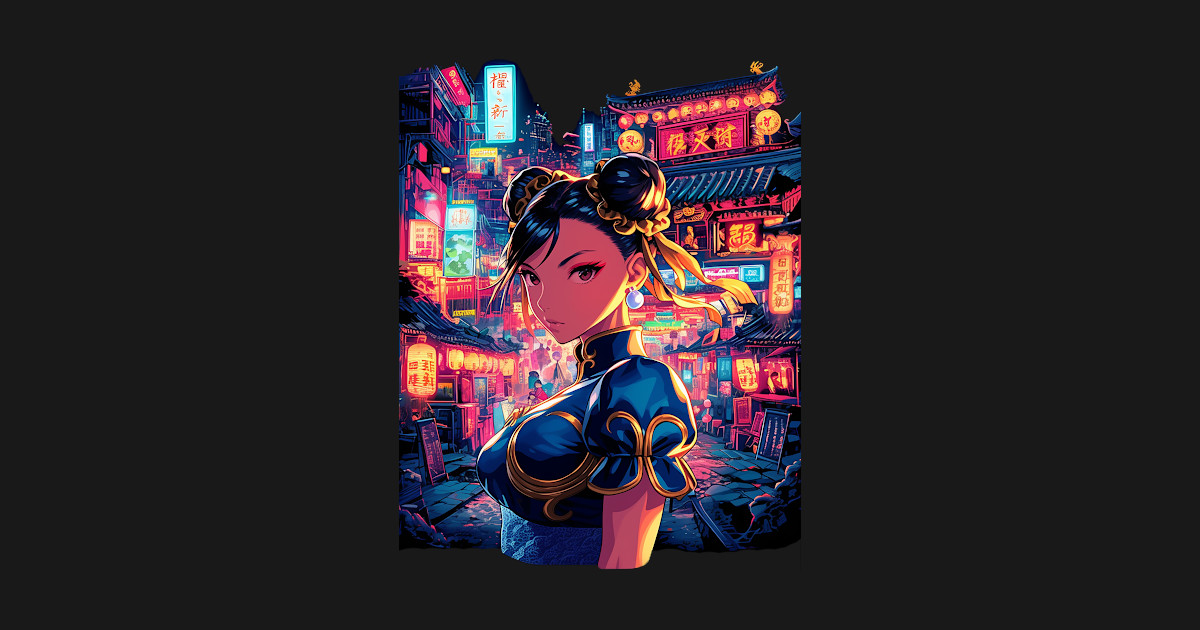 chun li - Chun Li - T-Shirt | TeePublic
