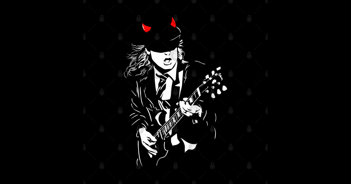 angus - Angus Young - Sticker | TeePublic